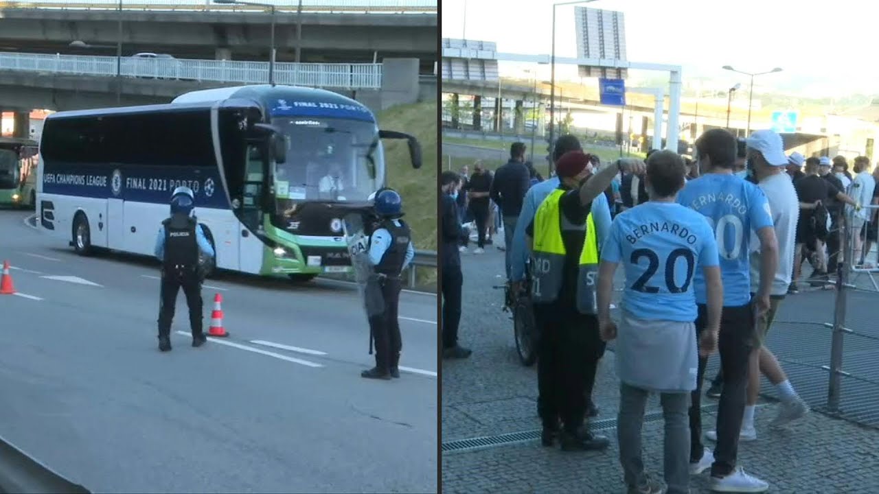 Chelsea bus, fans head to stadium ahead of Champions League final | AFP ...