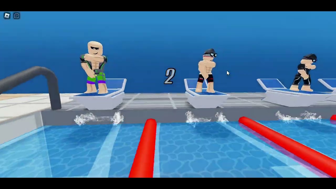 Swimming race simulator I roblox - YouTube