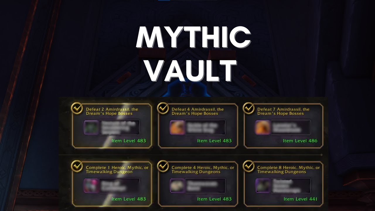 Week 1 Vault: Frost Mage Decisions - Full Vault, 4 Mythic Slots - YouTube