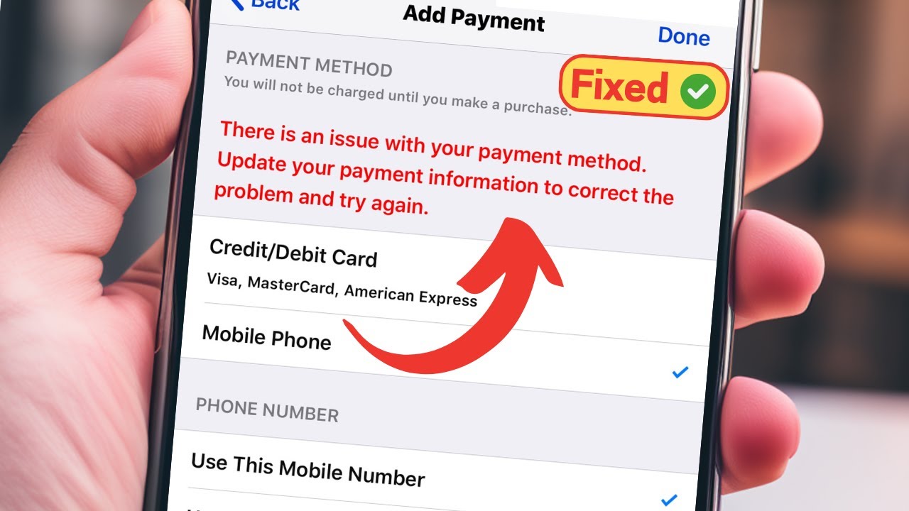 There is an issue with your payment method update your payment information - YouTube