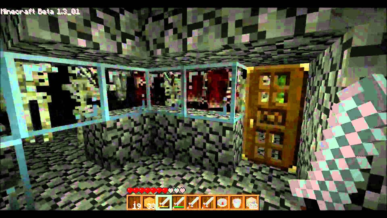 Minecraft Beta 1.3 Monster Invasion - YouTube