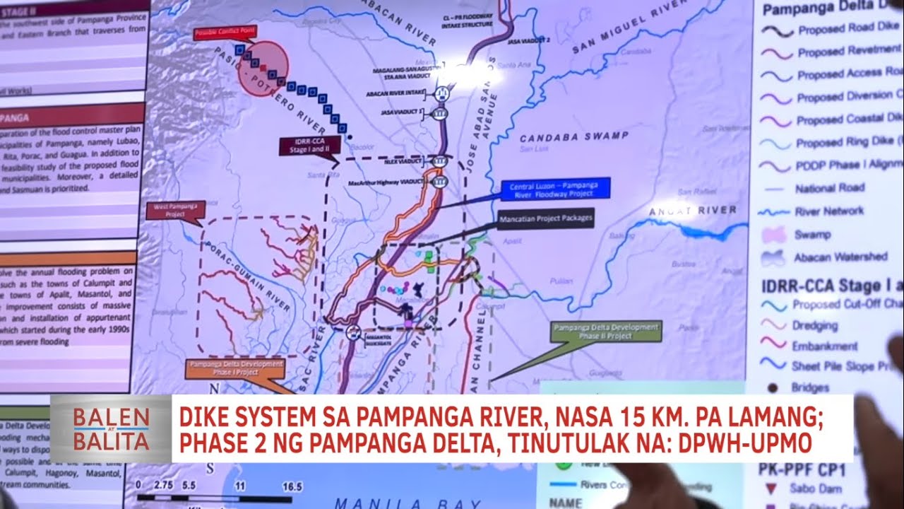 Dike system sa Pampanga River nasa 15 km pa lang; Phase 2 ng Pampanga ...
