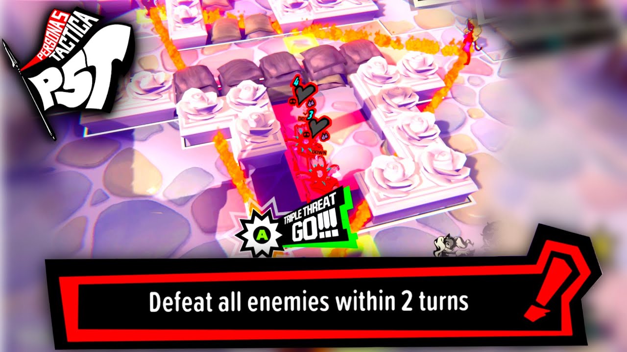 Defeat Enemies within 2 Turns [Quest 1 - Persona 5 Tactica ] [4K ...
