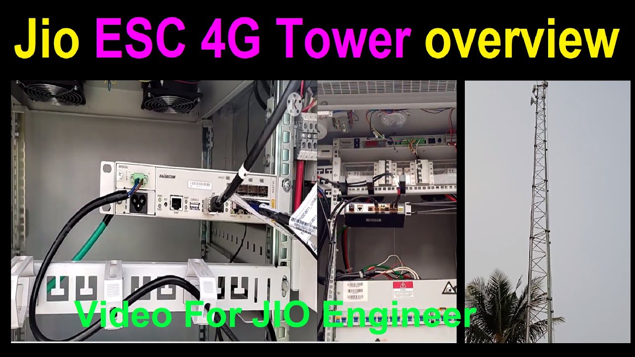 Jio ESC tower overview | Video for jio engineer | Jio engineer job ...