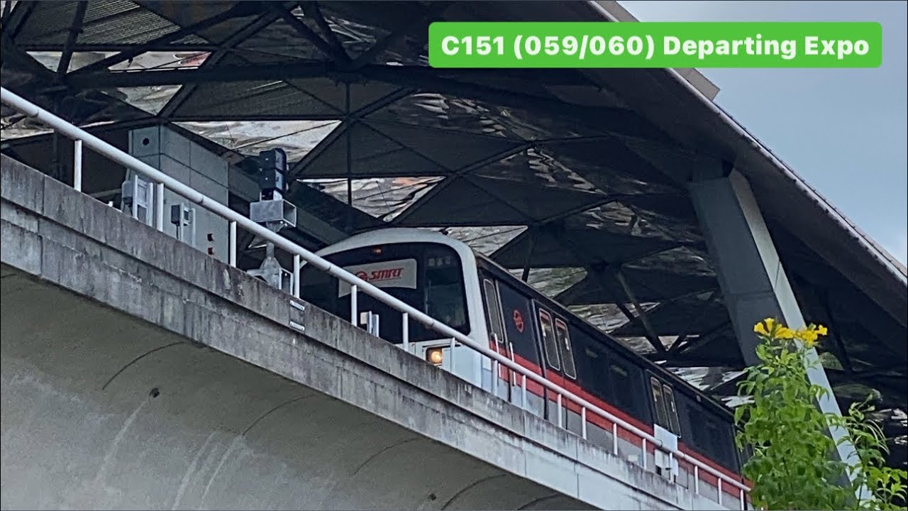[Change Mode][SMRT] C151 (059/060) departing Expo - YouTube