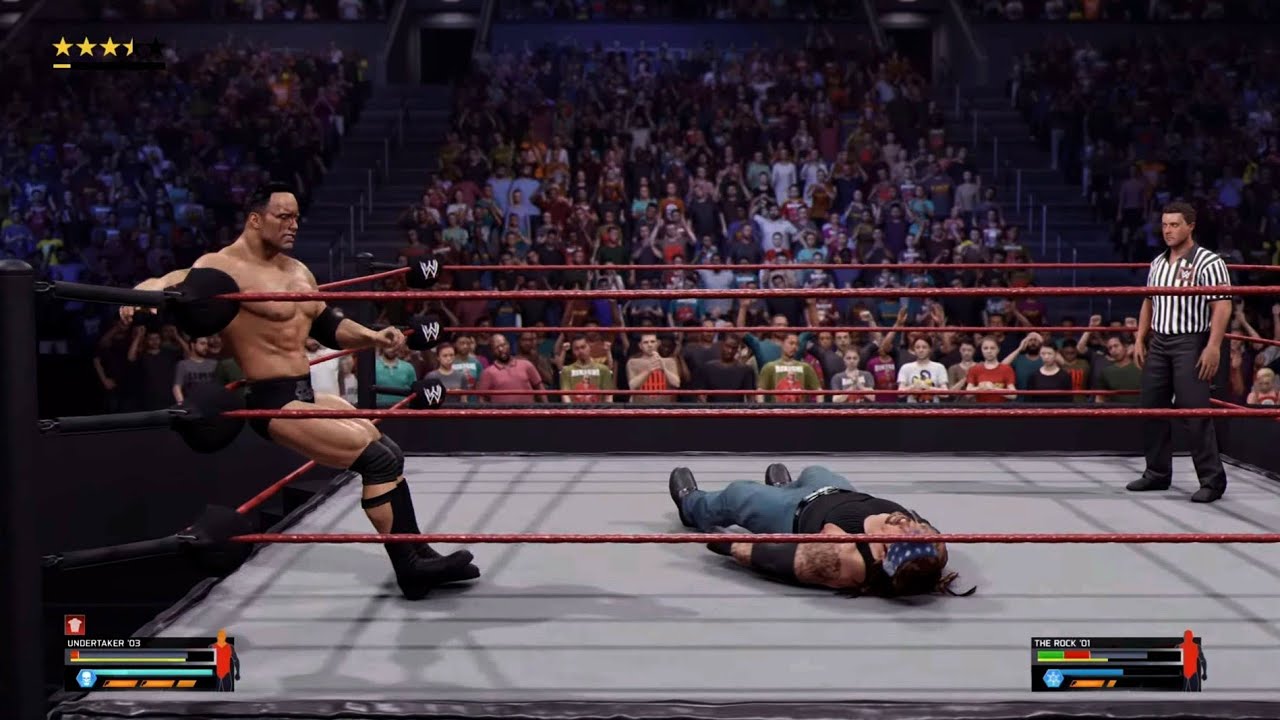 No Mercy 2000 Undertaker vs. The Rock - YouTube