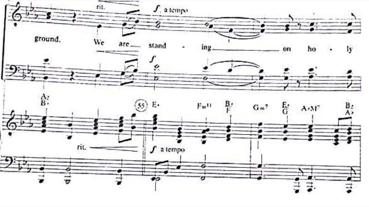 HOLY GROUND (TENOR with NOTES) - YouTube