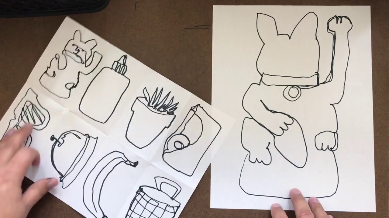 Picasso 1 Line Drawings - YouTube