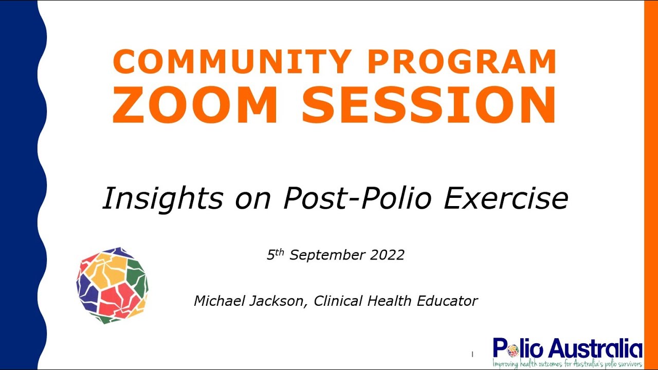 Insights on Post-Polio Exercise - YouTube