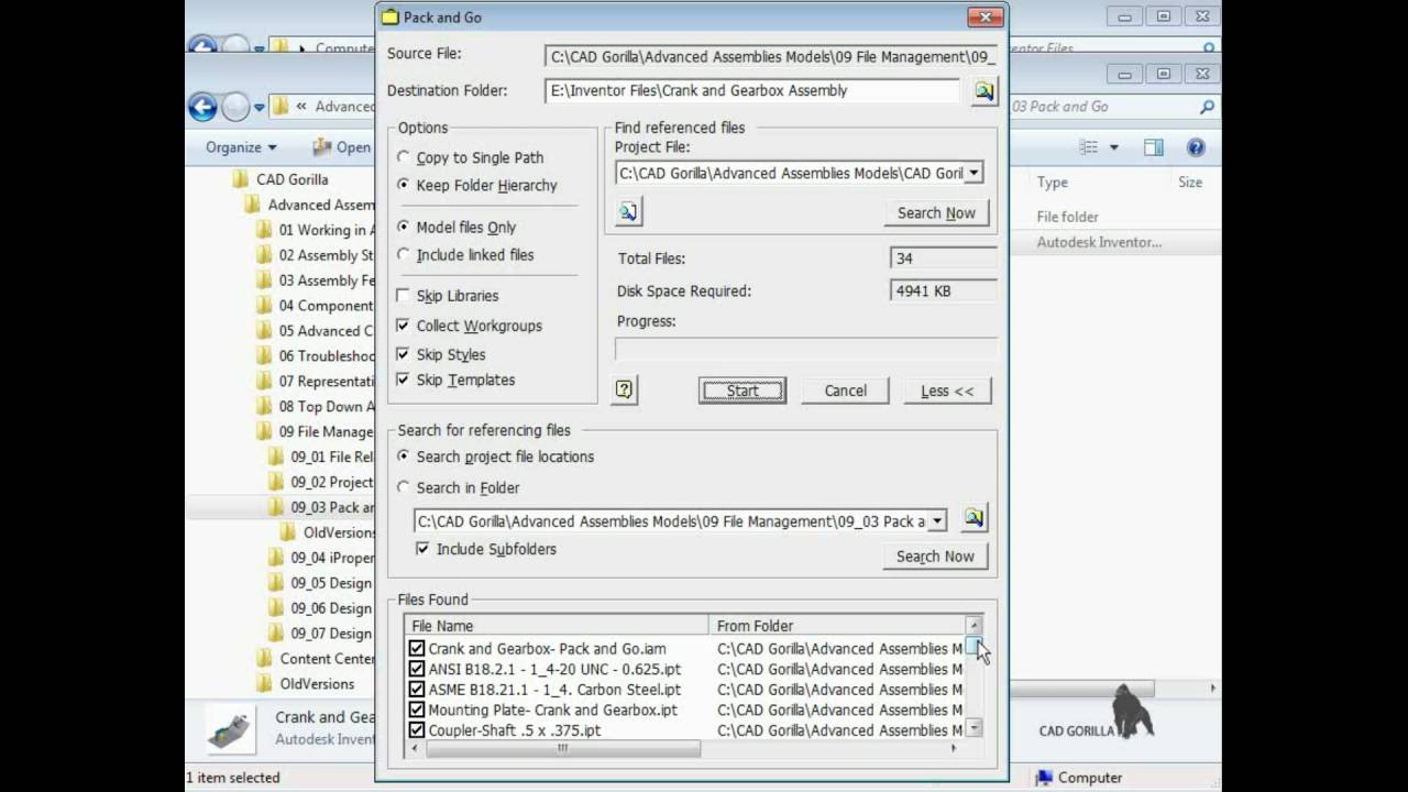 09 File Management 03 Pack and Go - YouTube