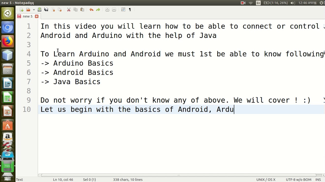 Arduino and Android with Java - YouTube