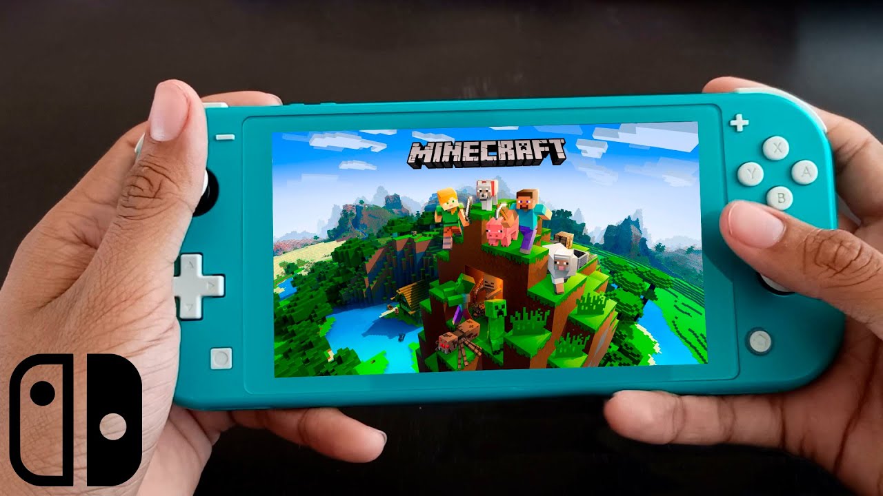 MINECRAFT en mi Nintendo SWITCH LITE - YouTube