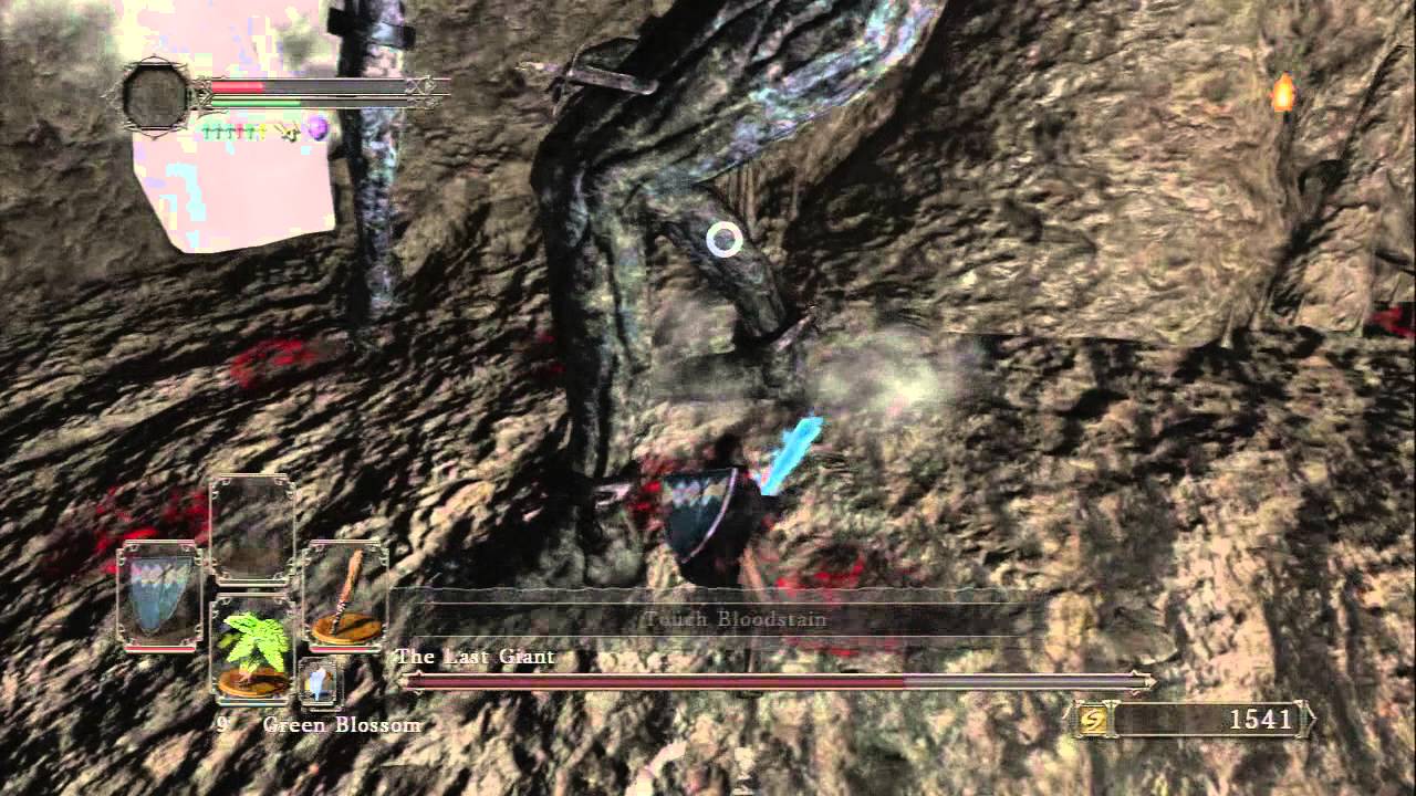 Dark Souls 2 SL1 The Last Giant with Red Tearstone Ring - YouTube