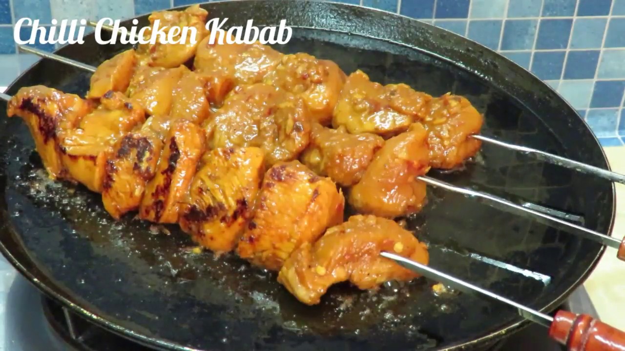 chilli chicken kabab | How to make chilli chicken kabab by sheeba's ...