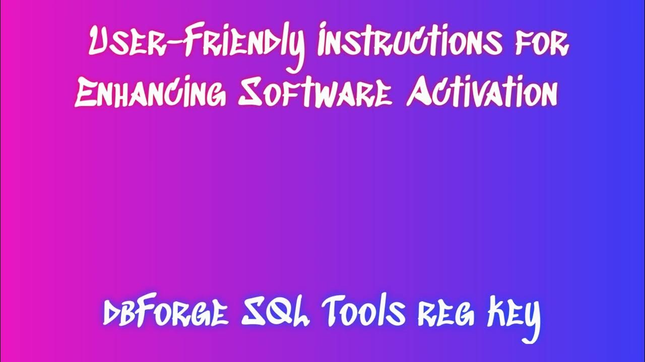 How to Download dbForge SQL Tools and Install It: Detailed Steps - YouTube
