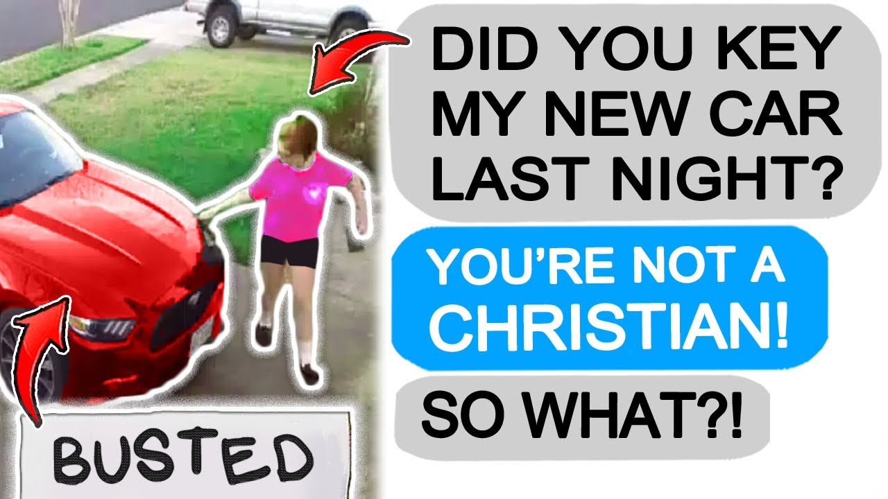 Neighbor KEYS MY CAR! So I Call the Cops on Her! r/EntitledPeople ...