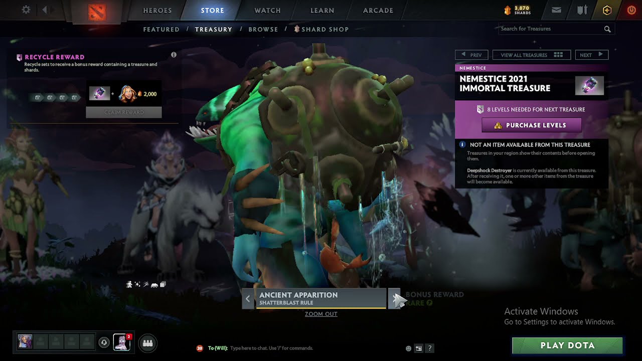 Nemestice 2021 Immortal Treasure Chest Opening - Immortal Chest Preview ...