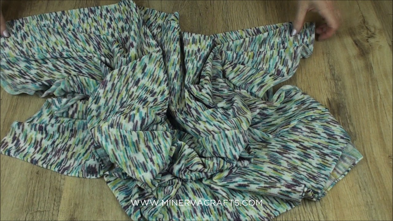 Melange Loose Knit Fabric - YouTube