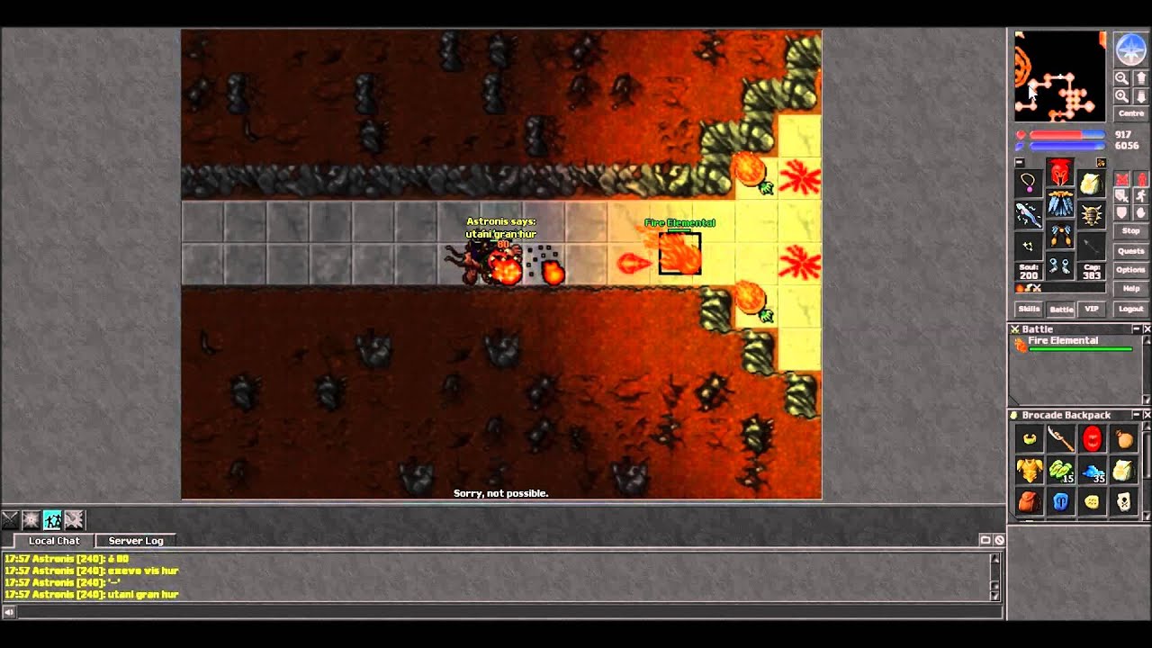 Tibia Behemoth Quest MS 240 - YouTube