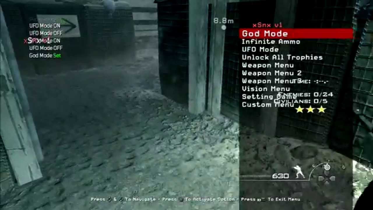 MW2 Spec Ops and Campaign Mod Menu With Trophies - YouTube
