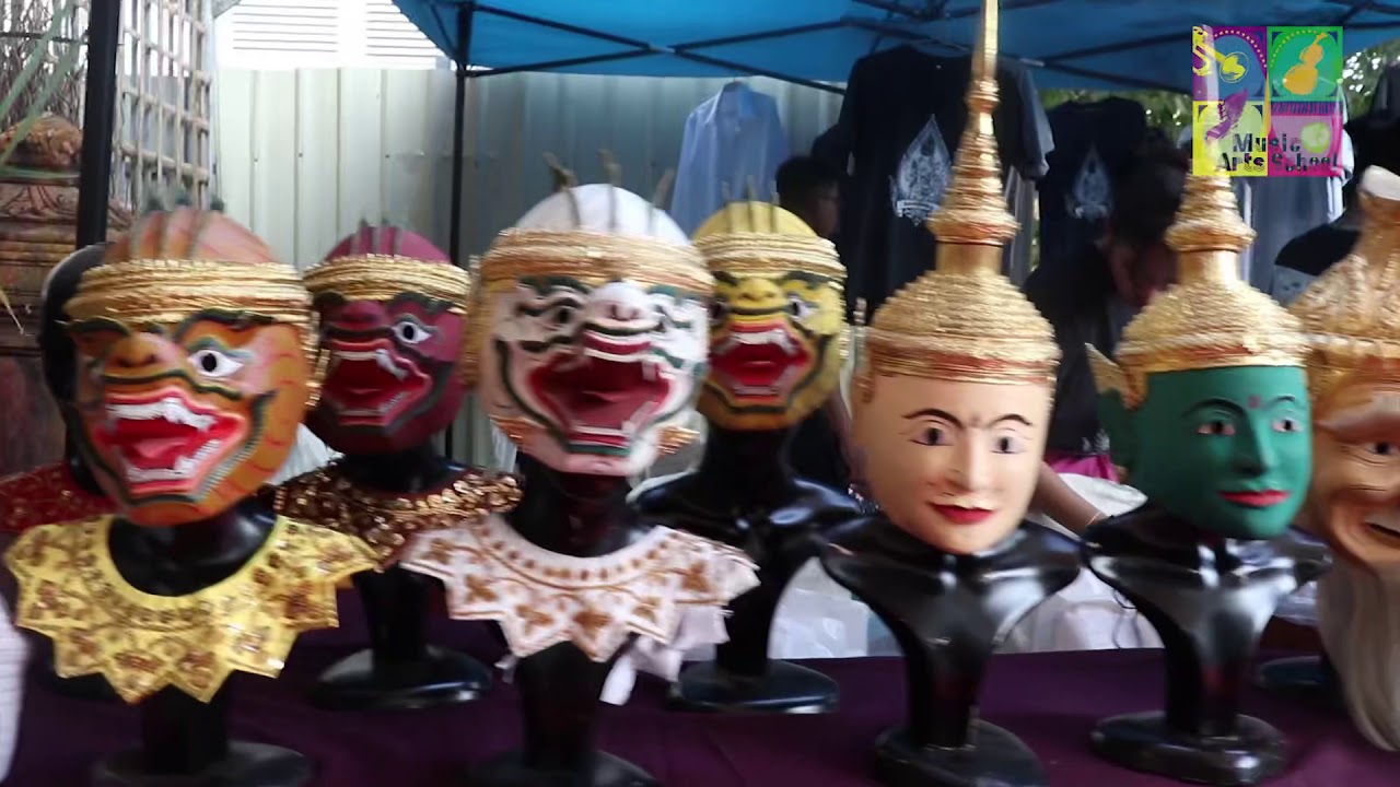 Supporting Cambodia Mask Dance - YouTube