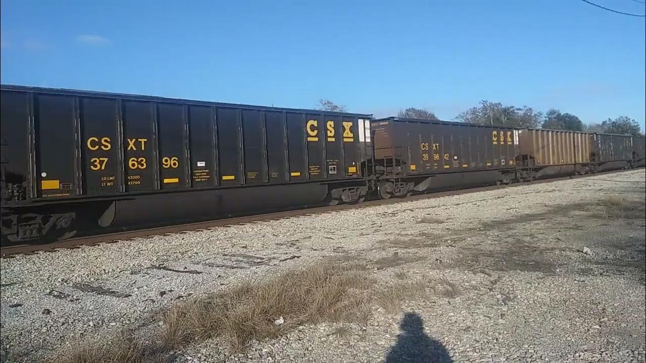 CSX C248 Loaded of Coal train Leads to Flomaton Alabama - YouTube