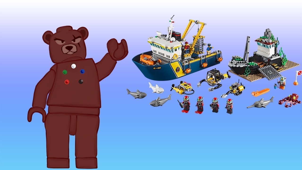 Let's Build LEGO Set 60095: Deep Sea Exploration Vessel - YouTube