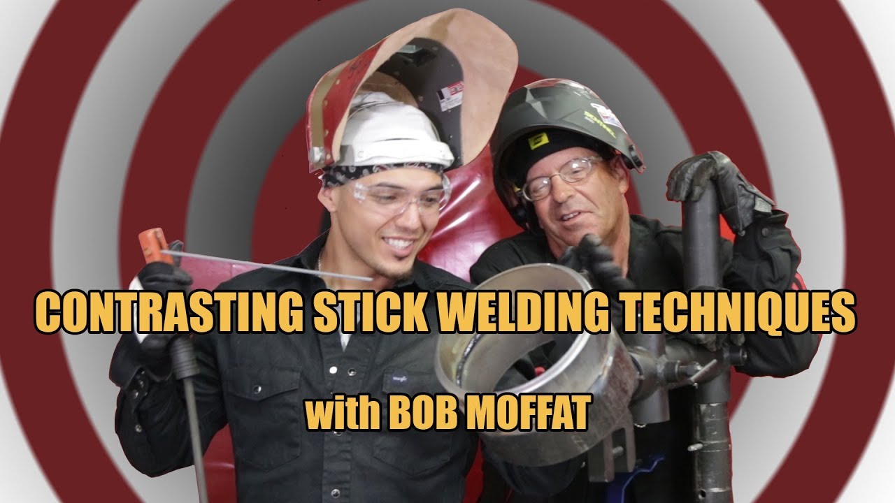 Contrasting Stick Welding Styles : 6010 Root Pass on Pipe with Bob ...