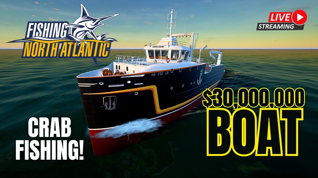 FISHING NORTH ATLANTIC - SNOW CRAB FISHING #6 - DEADLIEST CATCH - $30,000,000 BOAT!!! #fishing # ...