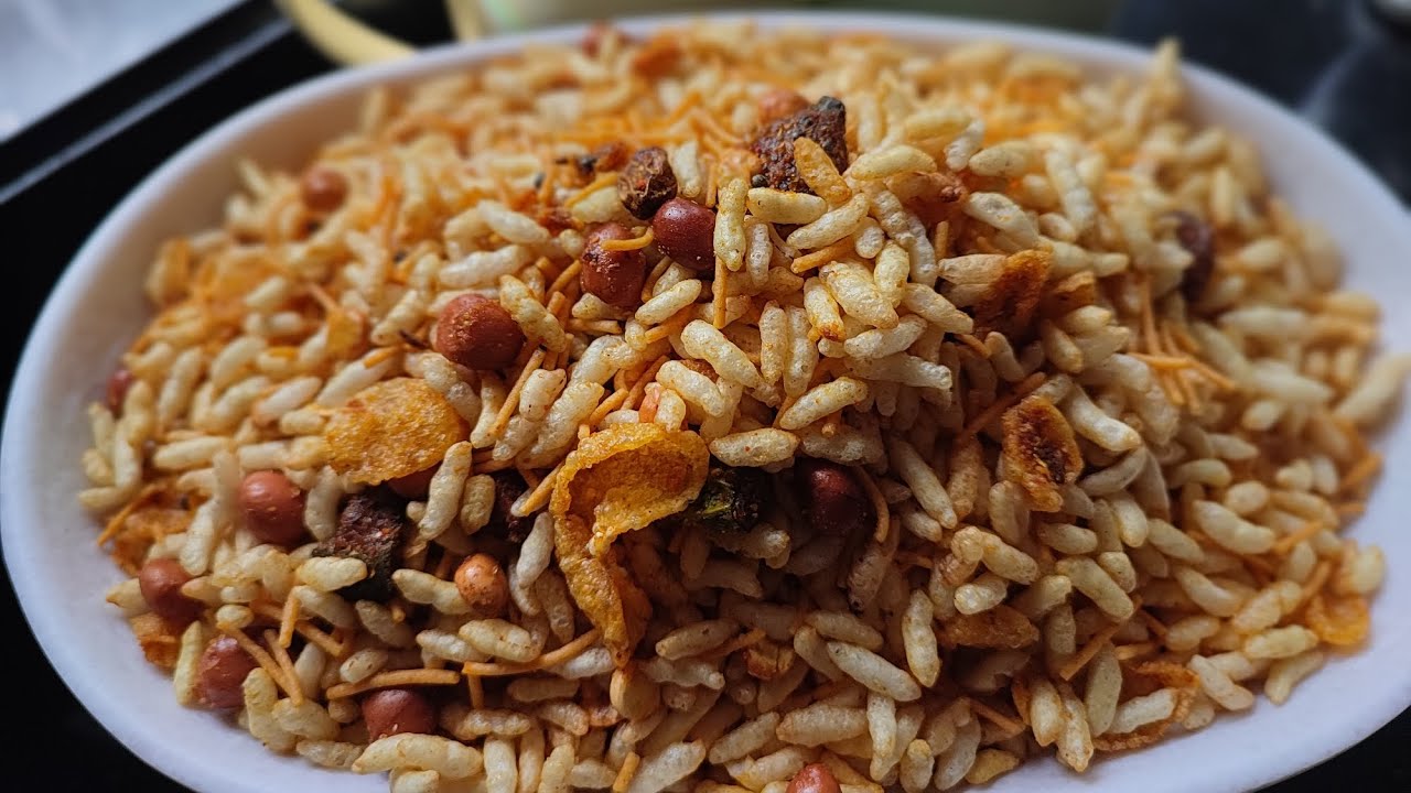murmura recipe | spicy puffed rice | spicy murmura chivda at home | Ten ...