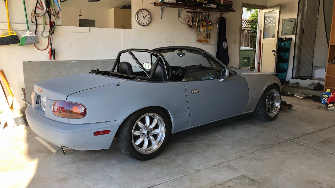 MAXED OUT Megan Racing Coilovers EZ 2 Miata NA!! - YouTube