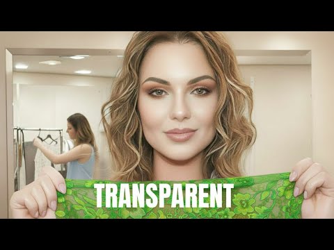 4K Mesh See Through Try-On Haul 2025 | Transparent Bikini Fashion