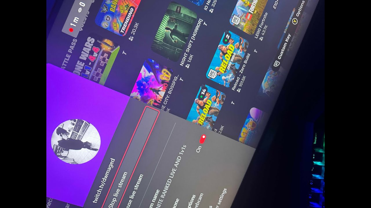 FORTNITE RANKED LIVE AND 1v1s - YouTube