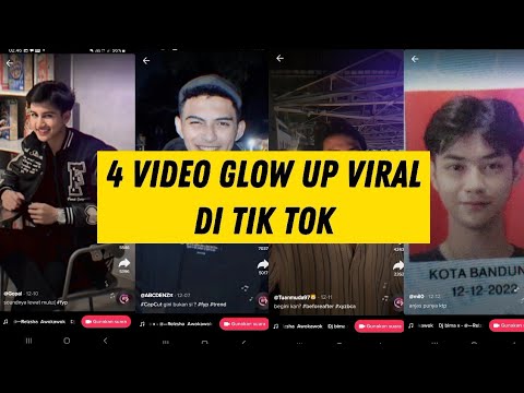 4 VIDEO GLOW UP VIRAL DI TIK TOK 2023