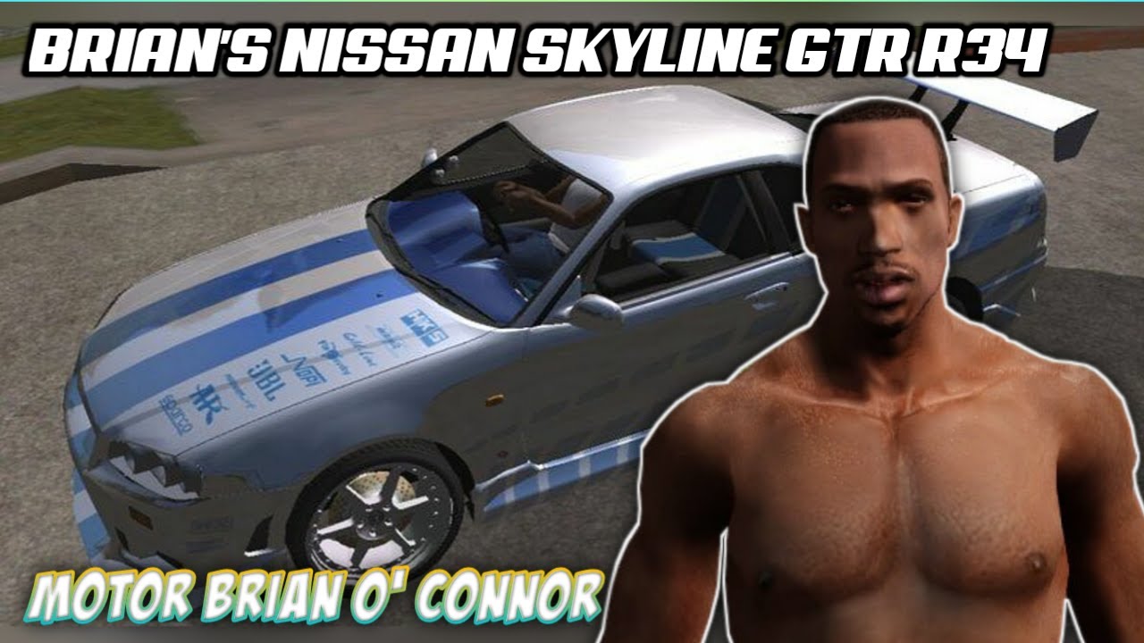 Mod mobil brian o'Conner gta sa android terbaru - YouTube
