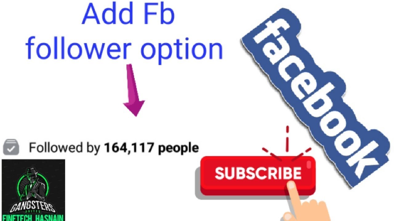 How to active facebook follower option on fb page||Active follower ...