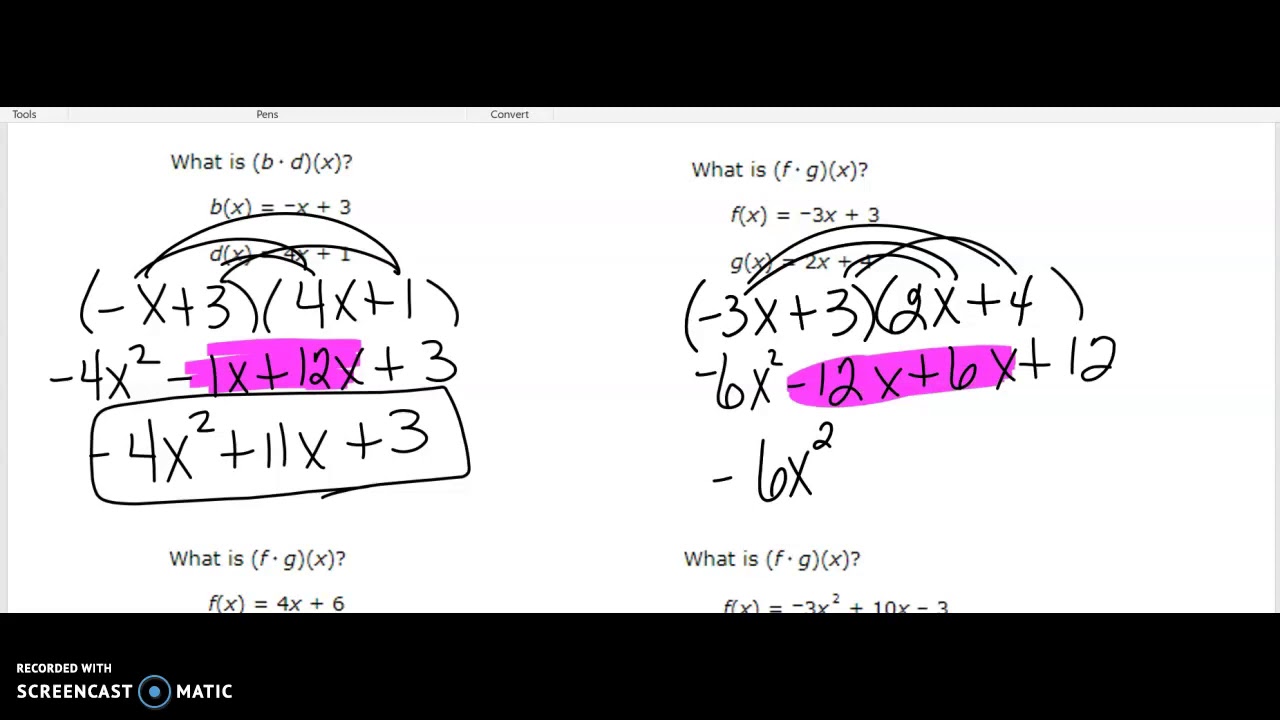 Algebra 2 P.2 - YouTube
