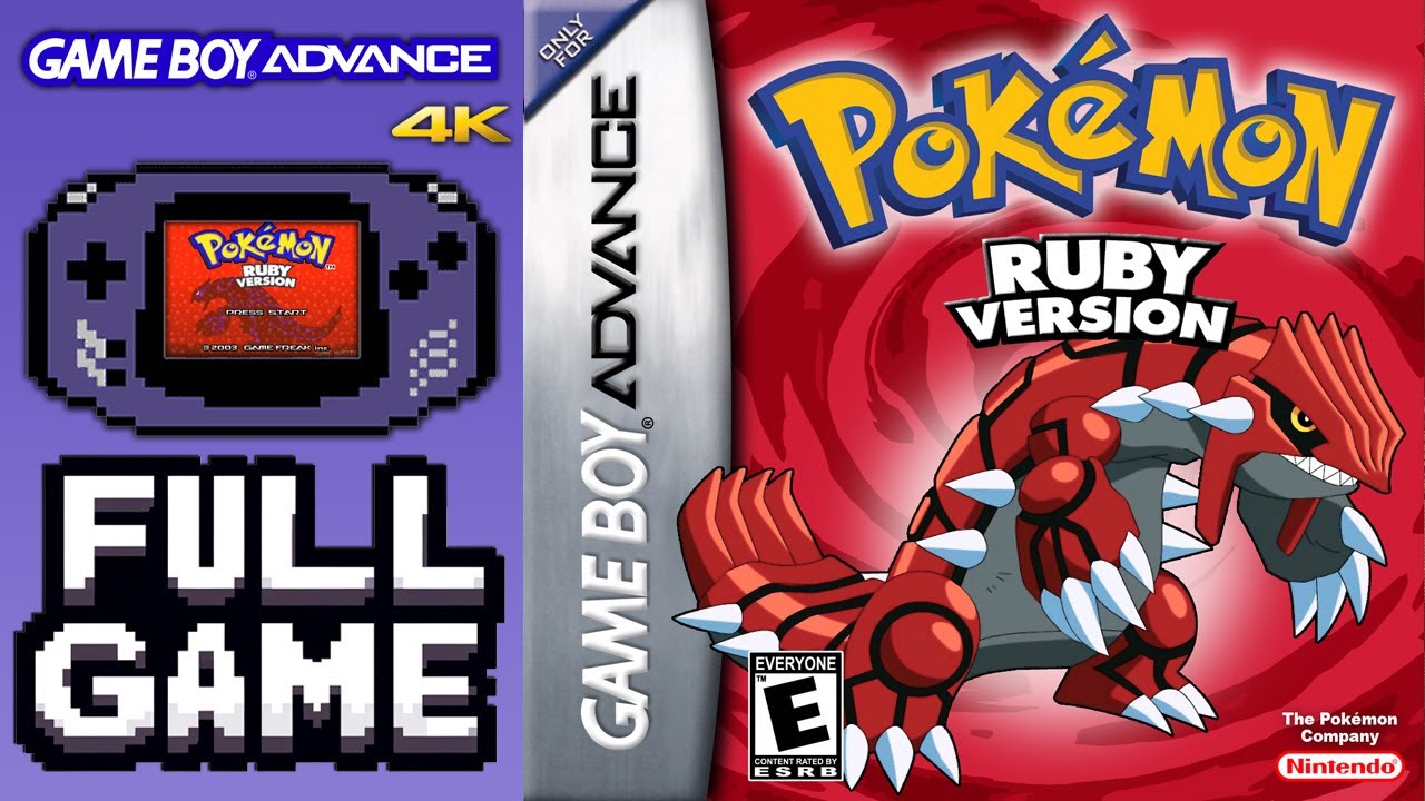 Pokémon Ruby Version (GBA) - Full Game Walkthrough / Longplay (4K60ᶠᵖˢ ...
