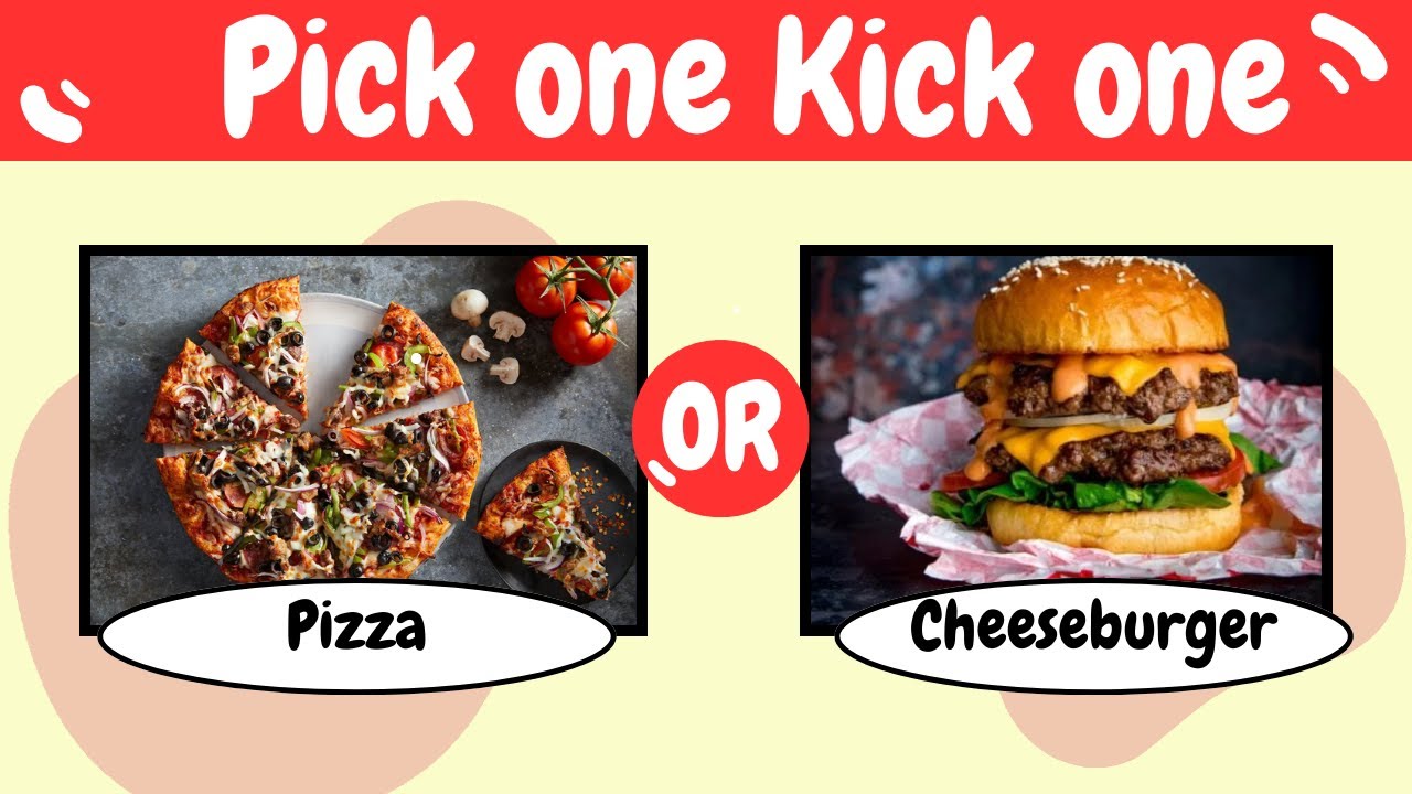 Pick One Kick One - Junk food edition ! - YouTube