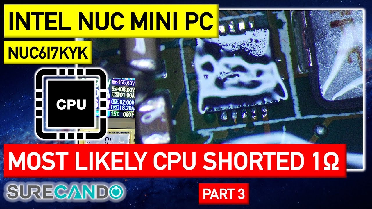 Intel NUC Kit NUC6i7KYK Mini PC Turns on fan spin, no post. No picture ...