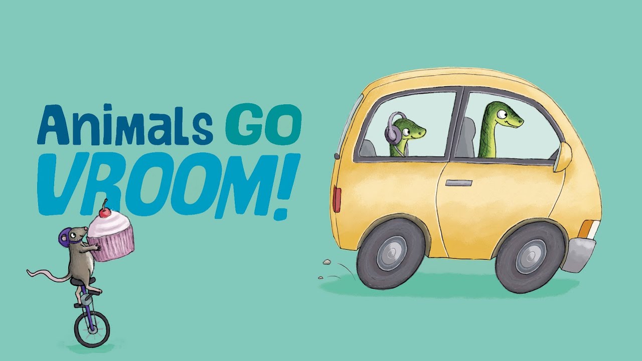 Picture Book Trailer: ANIMALS GO VROOM! by Abi Cushman - YouTube