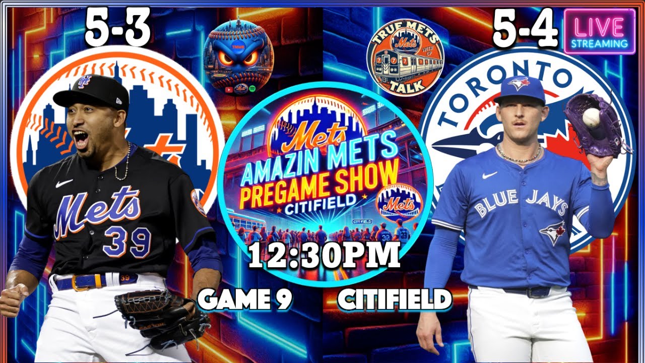 Mets PreGame Show | Game 9 | Toronto Blue Jays vs New York Mets | Mets ...