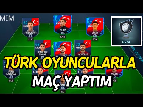 USTA LİGİNDE GÜÇLÜ RAKİPLE TÜRK OYUNCULARLA MAÇ YAPTIM ! UFL MOBİLE 26 OYNANIŞ !