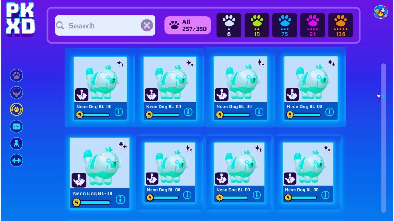HOW TO GET THE SHINY NEON DOG BL-00 PET IN PKXD - YouTube