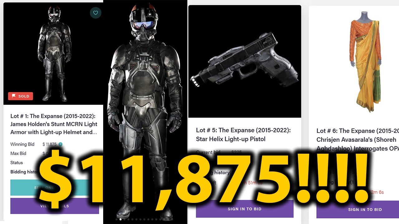 The Expanse Final Auction RESULTS! - YouTube
