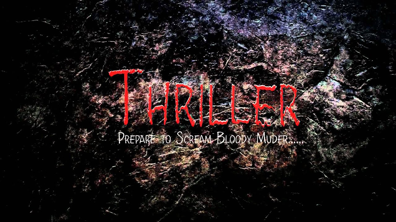Thriller Blood Drip Text Tutorial - YouTube