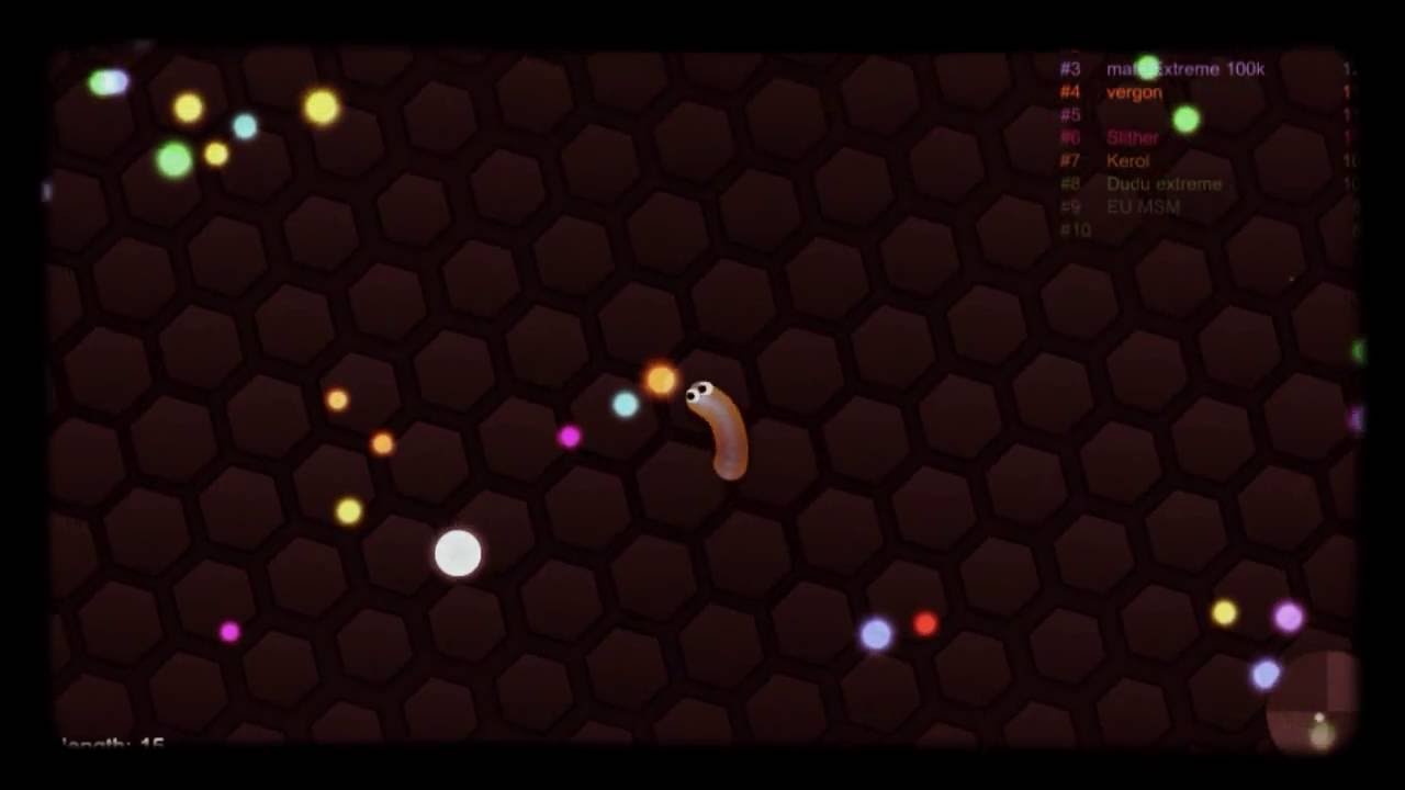 Playing Slither.io first video Gameplay beast - YouTube