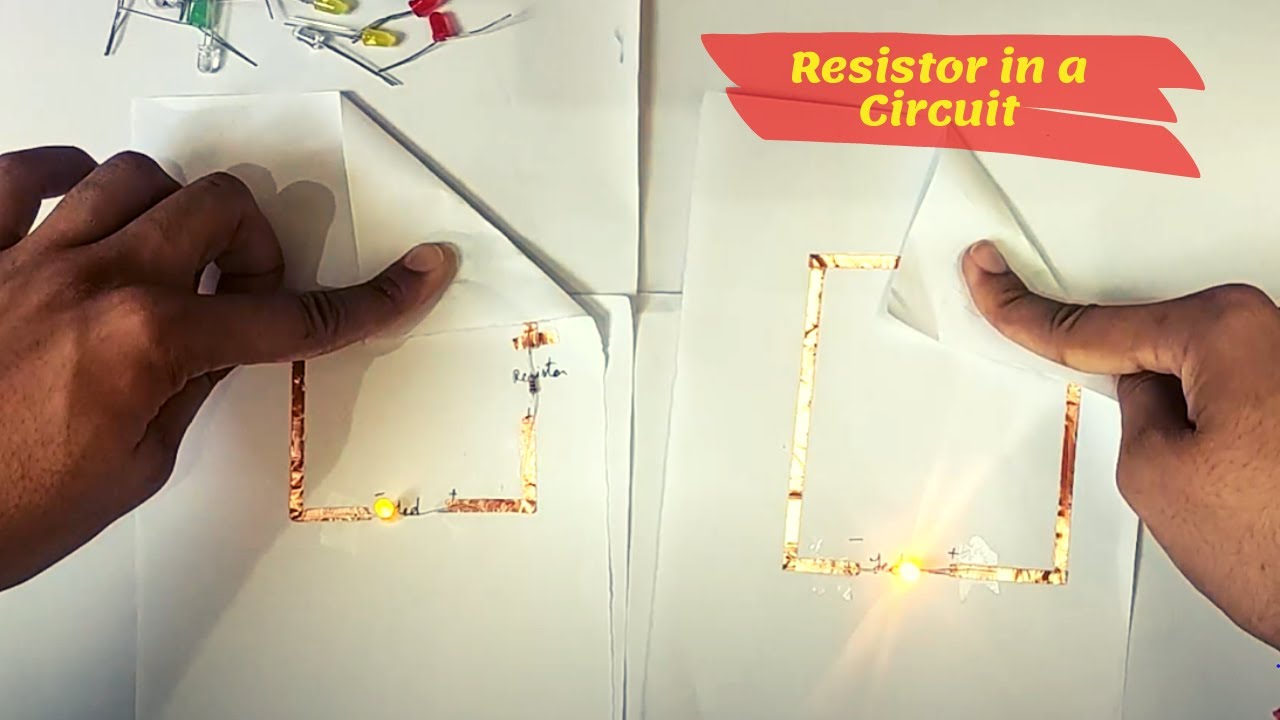 Resistor in a circuit | Paper Circuit Course - YouTube