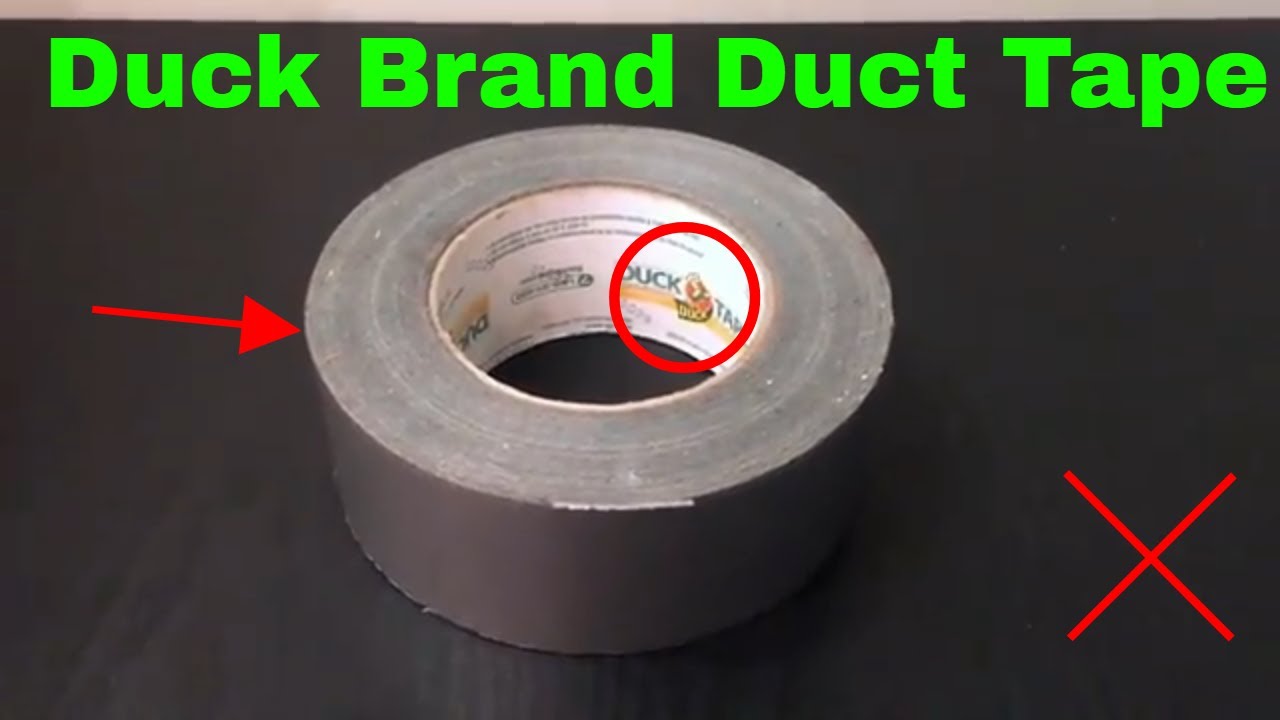 How To Use Duck Brand Duct Tape Review - YouTube