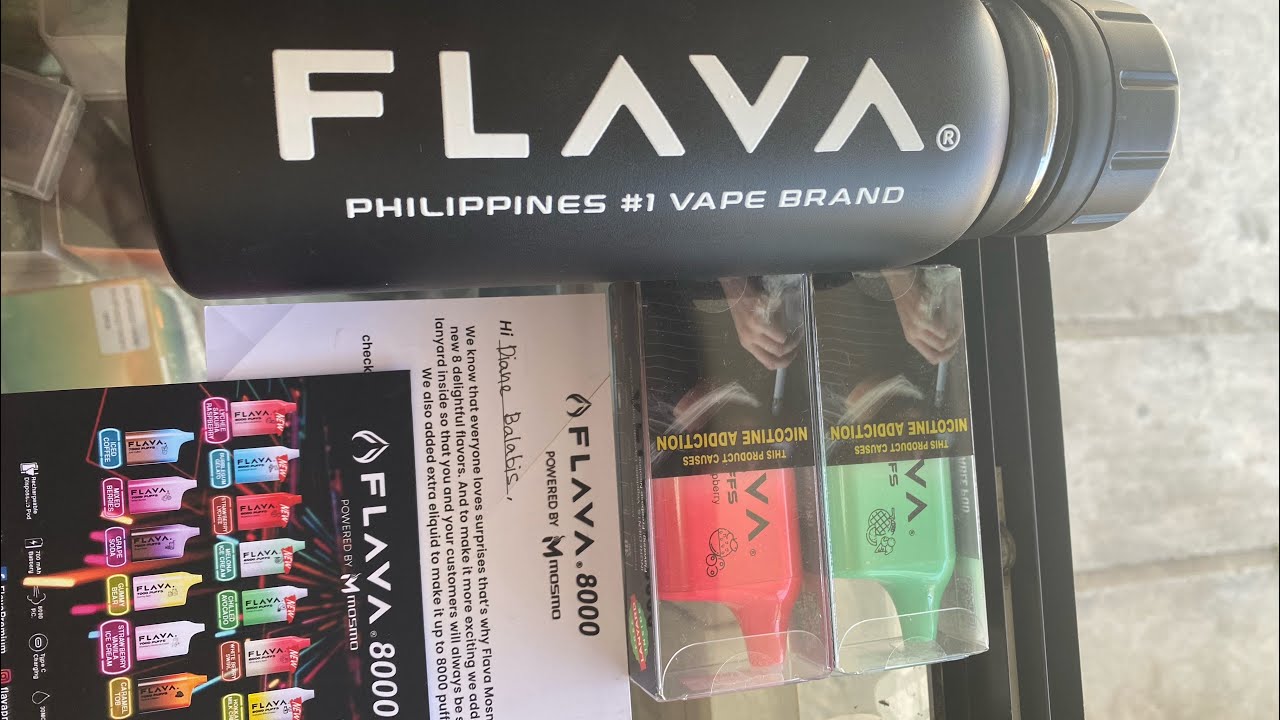 FLAVA MOSMO 8000 puffs | PR KIT UNBOXING - YouTube